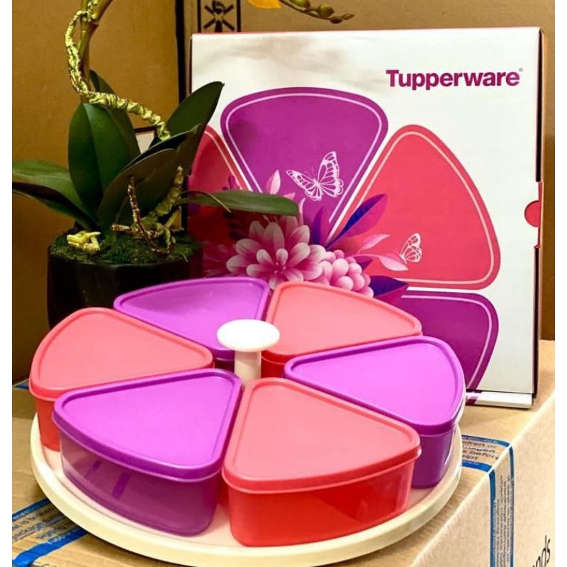 READYSTOCK | Modular Carousel kuih raya Tupperware | Shopee Malaysia