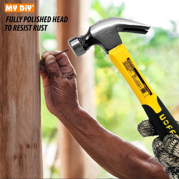 MYDIYHOMEDEPOT - Claw Hammer UOFFC 8oz Claw Hammer Drop Forged Hammer ...