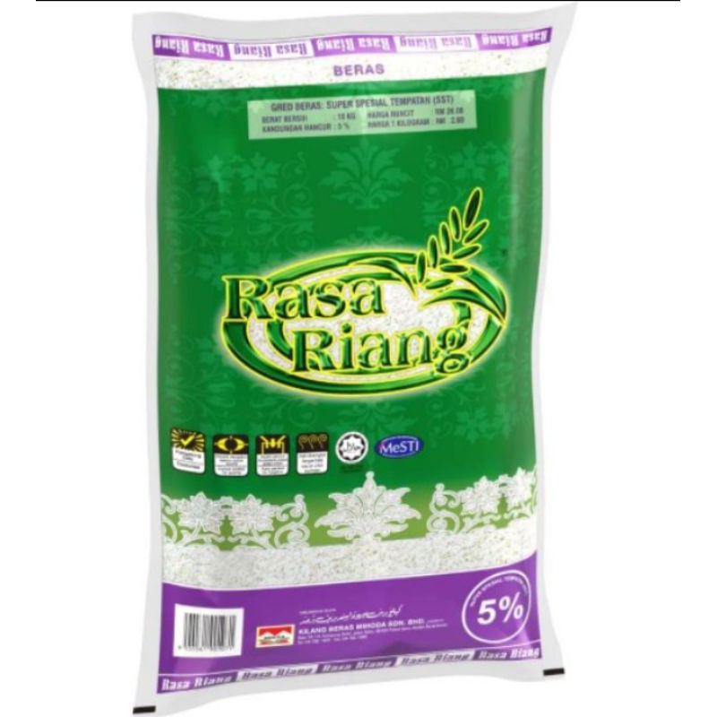 Beras Rasa Riang 10KG | Shopee Malaysia