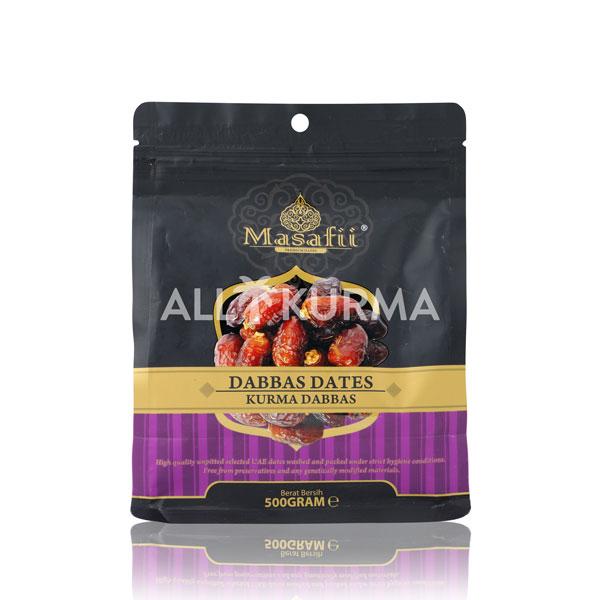 Masafii Dabbas Dates Halal Dabbas Kurma from UAE in Pouch (500g ...