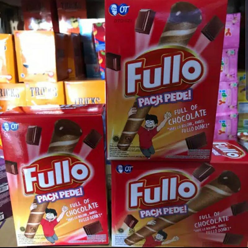 Fullo Wafer Stick Chocolate Flavor 1 Box Contents 24pcs X 9gr | Shopee ...