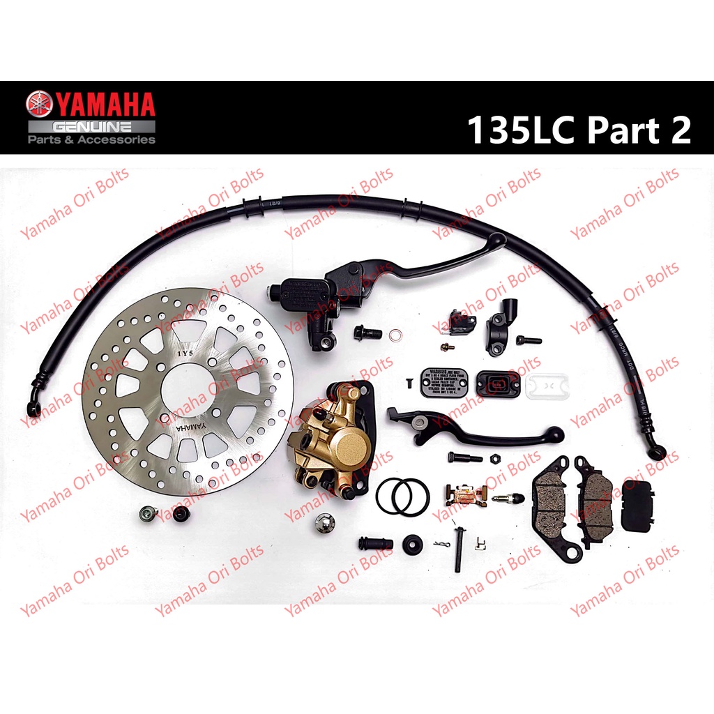 Yamaha Original 135LC V1 V2 V3 V4 V5 V6 V7 Brake Depan Caliper Master Pump Lever Switch Brake ...