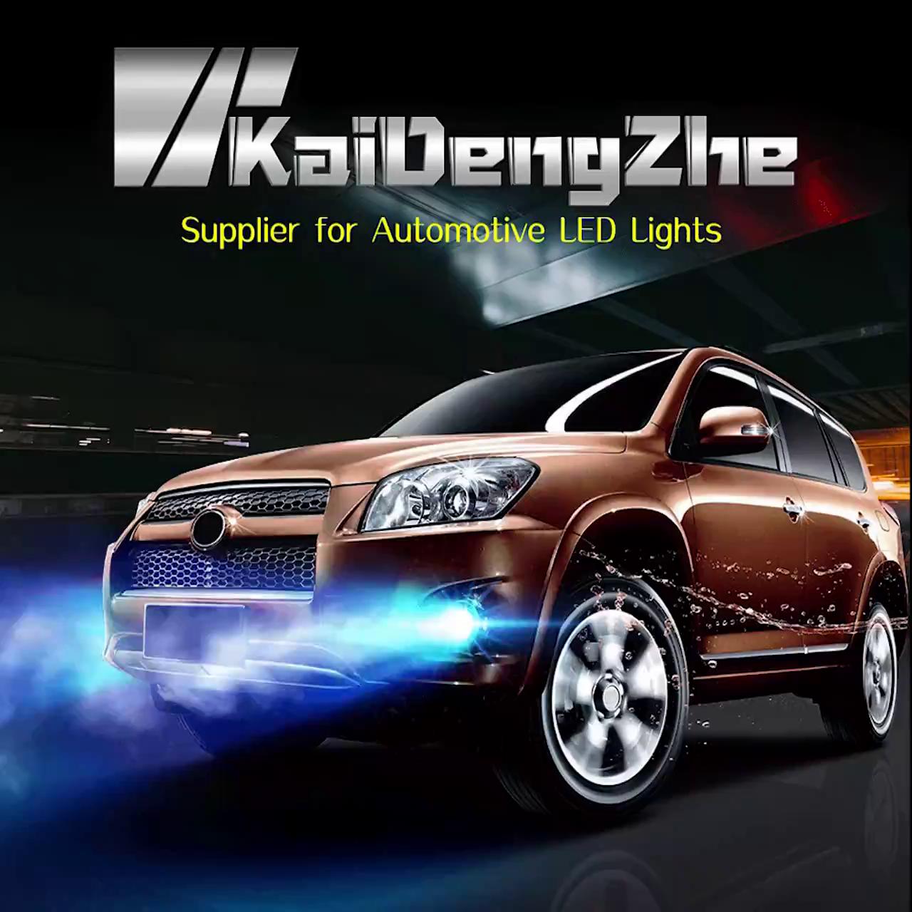 2Pcs 24SMD Auto Fog Lamp Two-Color LED Car Light H8 H11 H3 H4 H7 9005 HB3 9006 HB4 H16 P13W Day ...