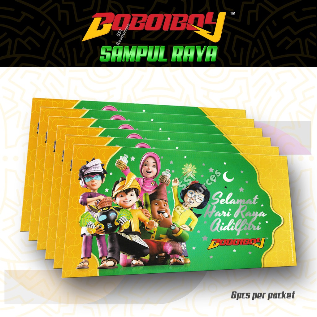 Original Mechamato BoBoiBoy Sampul Duit Raya Money Packet | Shopee Malaysia