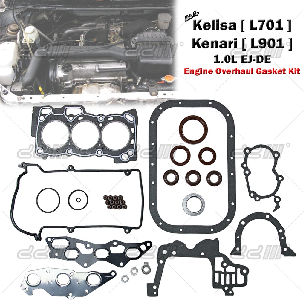 [READY STOCK] Perodua Kelisa Kenari 1.0 EJ Overhaul Head Gasket Full ...