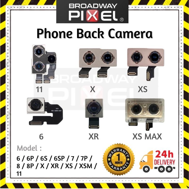 BROADWAY Mobile Phone Rear Camera Back Camera Replacement for 5c/6/6S ...