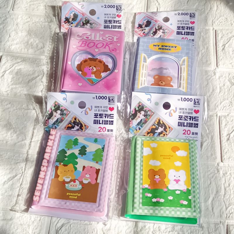 [ready] Daiso korea collection book pc kpop album photocard kolbuk 1p ...