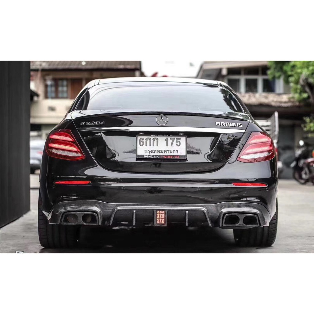 Mercedes Benz w213 2016 2017 2018 2019 2020 E class carbon rear Brabus ...