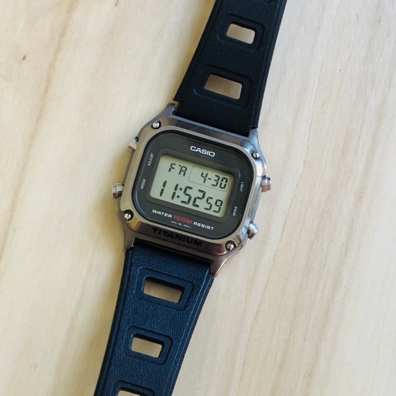 Casio TW-7000 Titanium Digital Rare Vintage | Shopee Malaysia