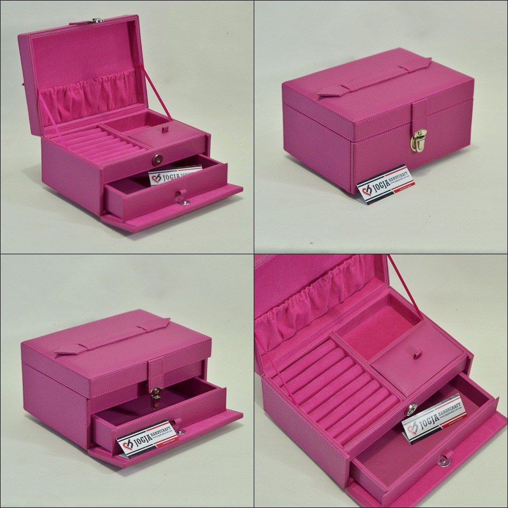 NEW!! Jewelry Box | Magenta Jewelry & Accessories Box | Shopee Malaysia