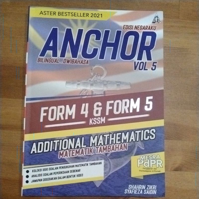 Additional Mathematics/Matematik Tambahan VOL5 Form 4 & Form 5 ( TOTAL ...