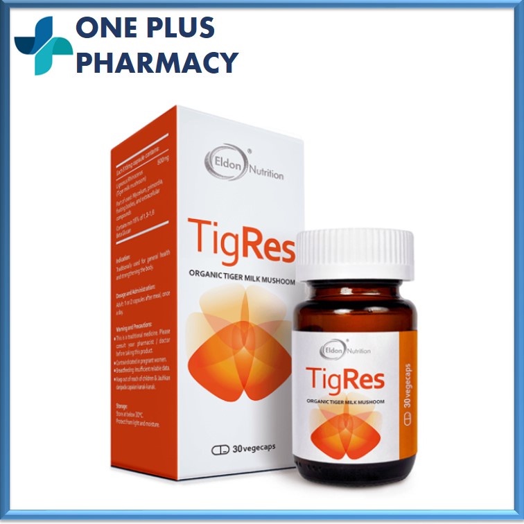 ELDON NUTRITION TIGRES CAPSULES 30's / 3x30's (Tiger Milk Mushroom ...