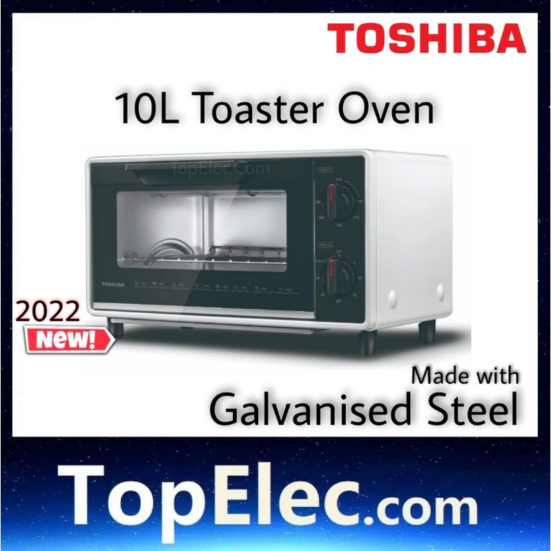 TOSHIBA TOASTER OVEN TM-MM10DZC(WH) 10L 10 LITTLE BAKING GRILL TOAST ...