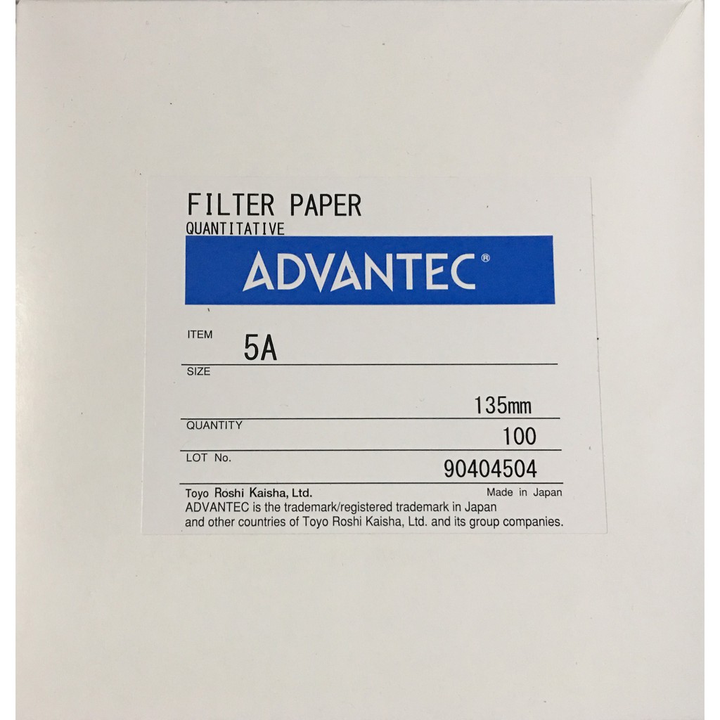Dosing filter paper No. 5A, diameter 135mm | Shopee Malaysia