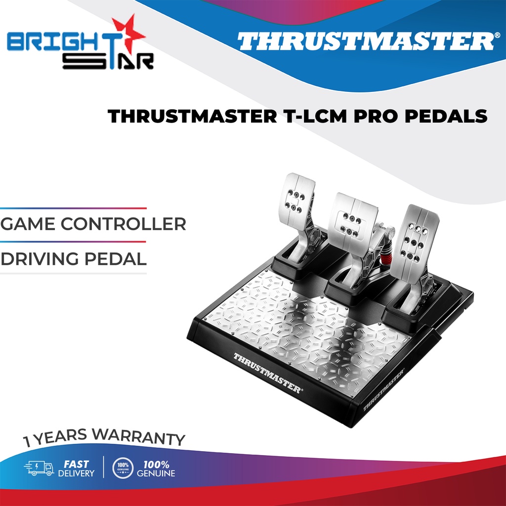 GAME CONTROLLER DRIVING PEDAL / THRUSTMASTER T-LCM PRO PEDALS / 1YR ...