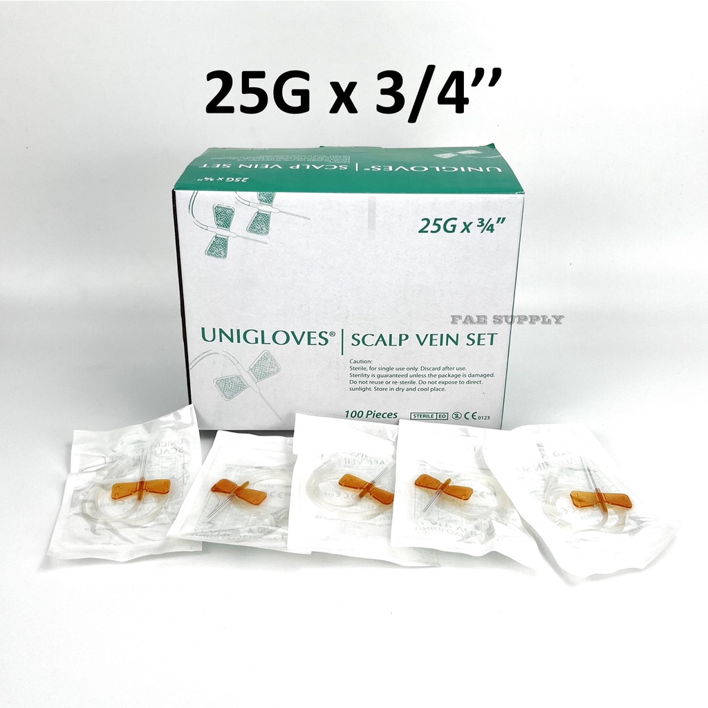 Butterfly Needle Scalp Vein Set 21G 23G 25G 27G 100pcs/box Winged ...