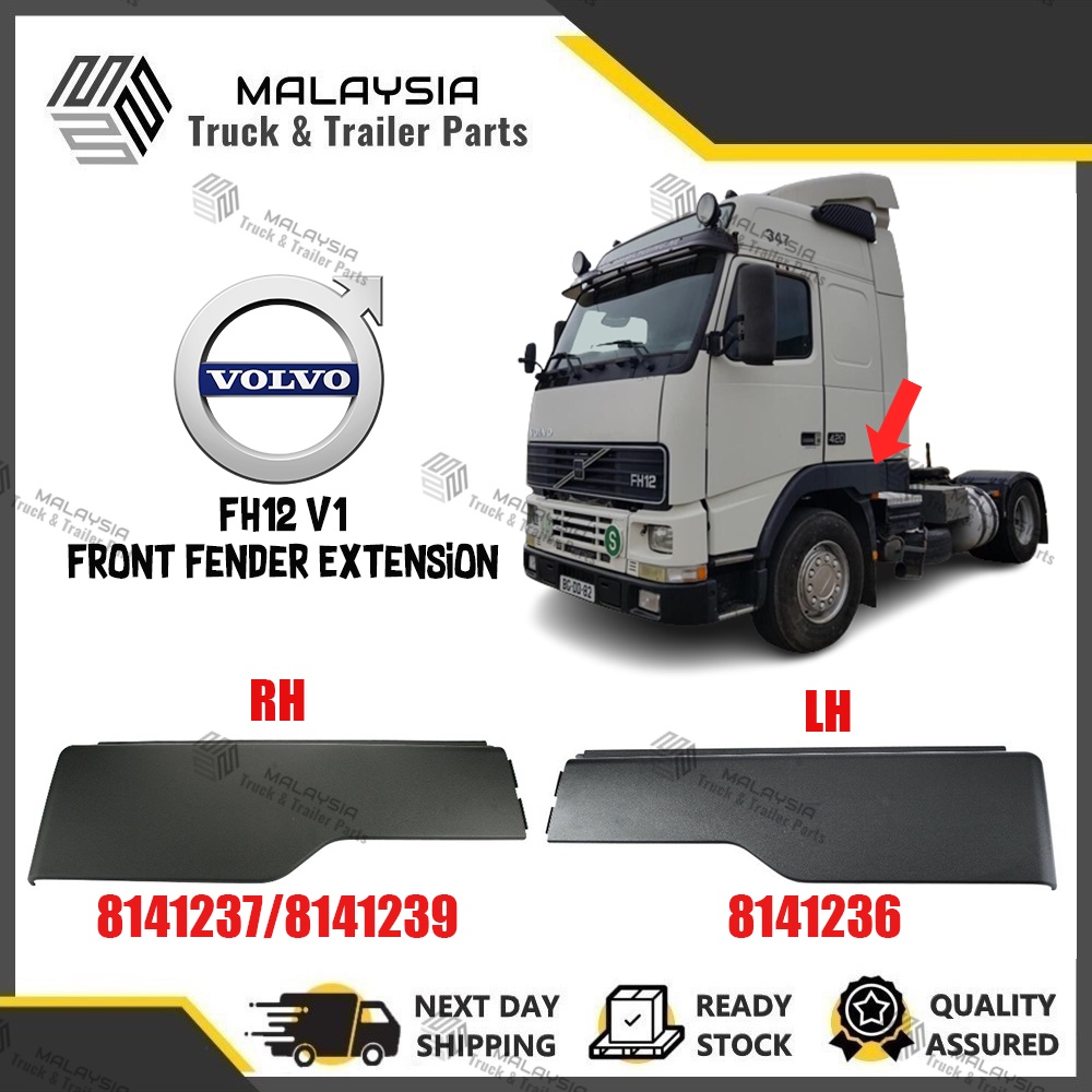 VOLVO FH12 VERSION 1 V1 FRONT FENDER EXTENSION (RH 8141237/8141239) (LH ...