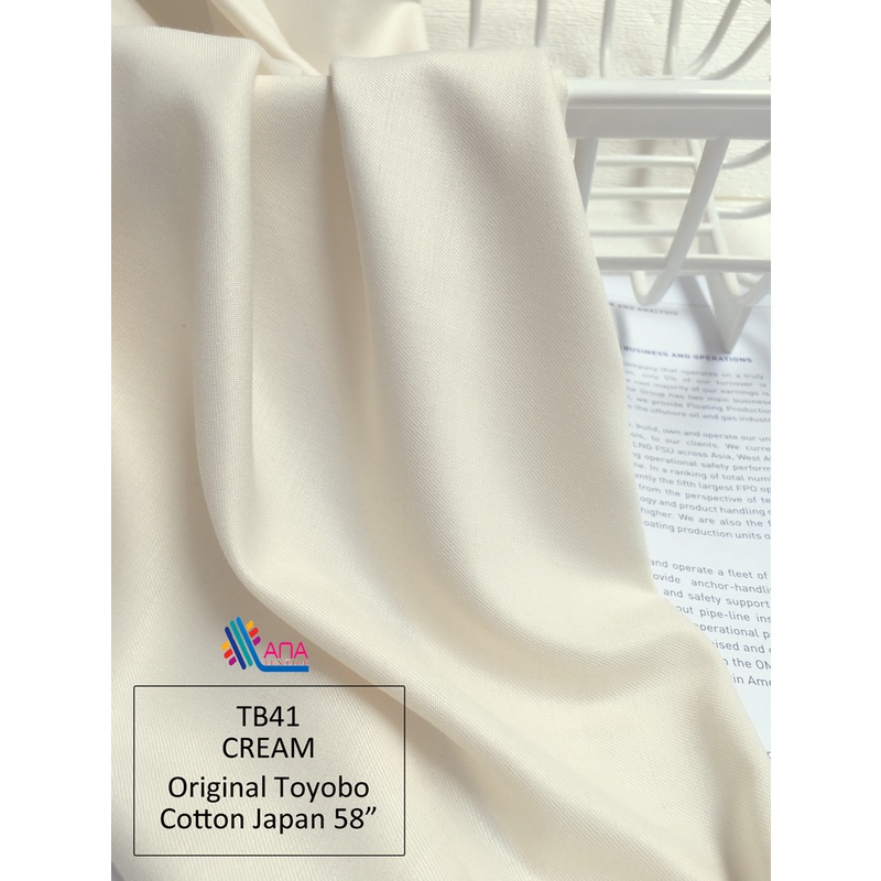 3.5m Original Toyobo Cotton Japan Kain Pasang Bidang 58 By Ana Textile ...