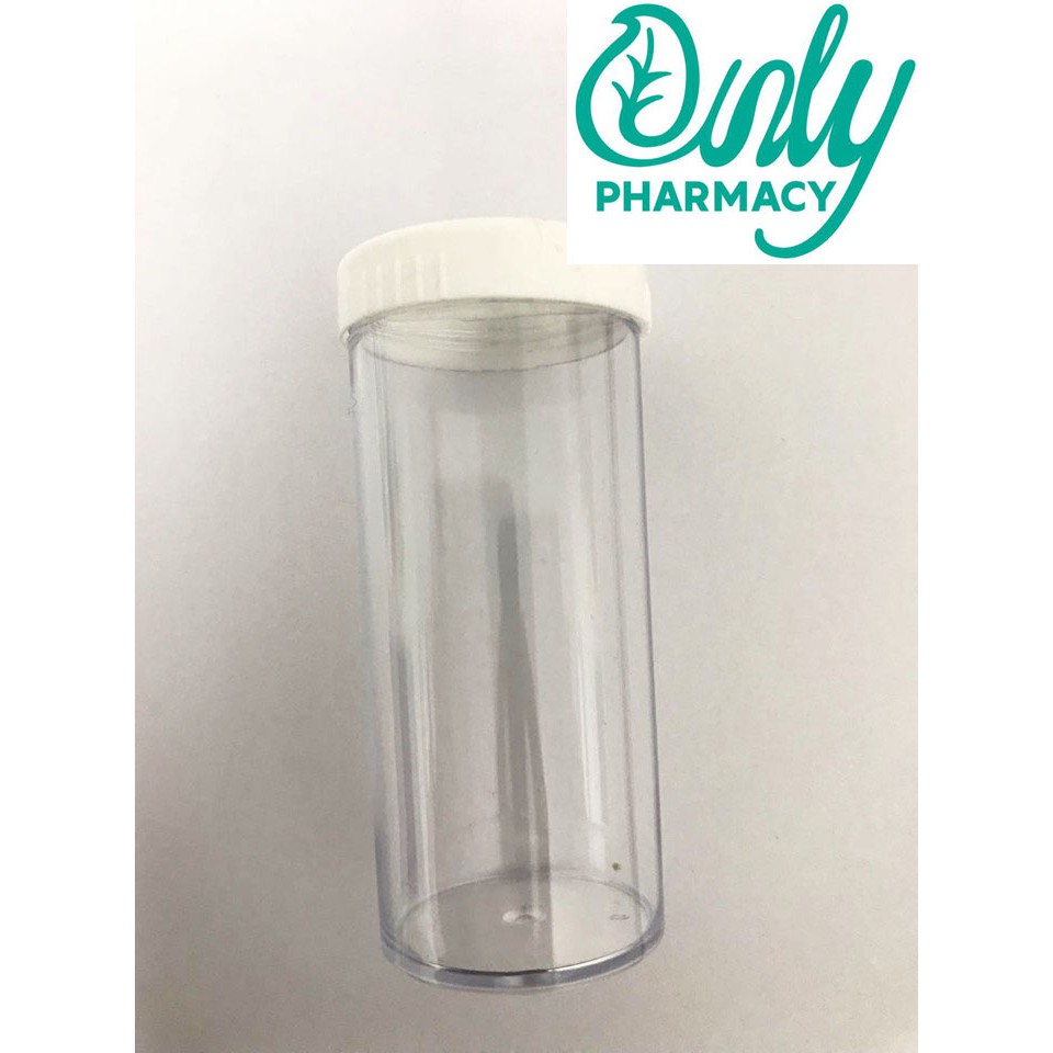 2oz Empty Pill Box with White Screw cap | Empty plastic transparent ...