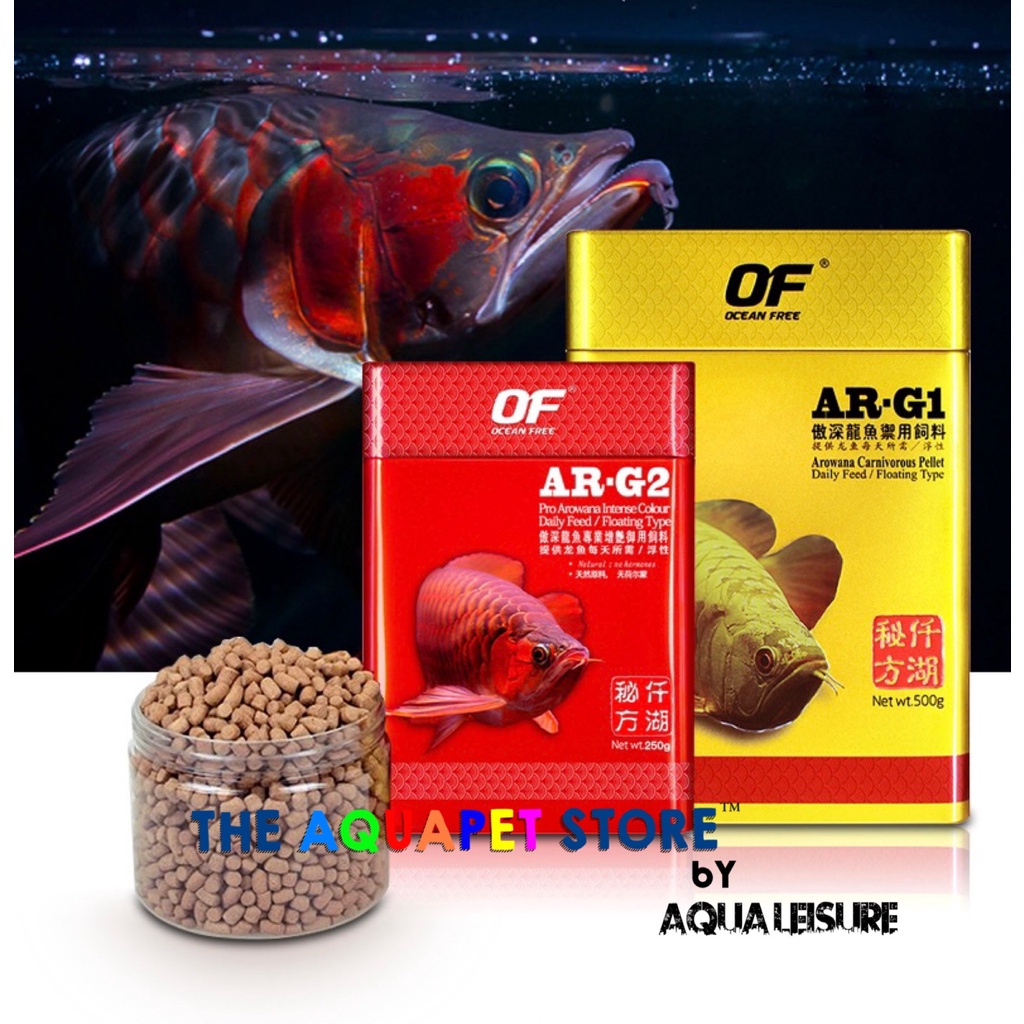 OF AR-G1/ AR-G2 REFILL PACK/ AR-G2 PREMIUM AROWANA PELLET FEEDS ...