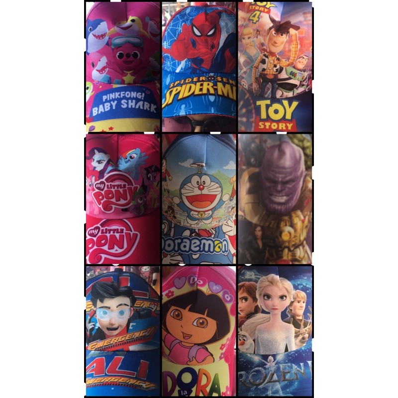 Topi Cartoon (Character) | Shopee Malaysia