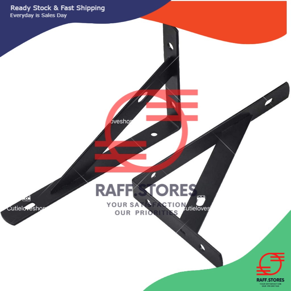 [Ready Stock]2 pcs L Shape Wall Bracket DIY / Rak DIY L Shape/L Shape ...