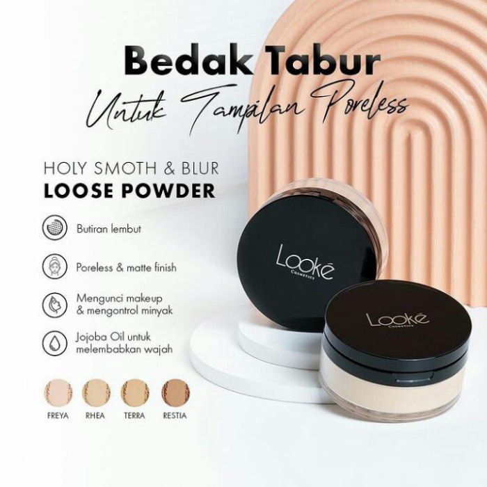 Looke HOLY SMOOTH & BLUR LOOSE POWDER | Shopee Malaysia