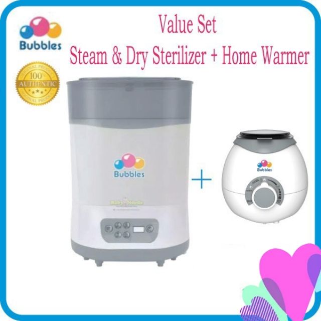🔥CHEAPEST🔥Bubbles : Steam & Dry Sterilizer with Bottle Warmer👶🍼 ...