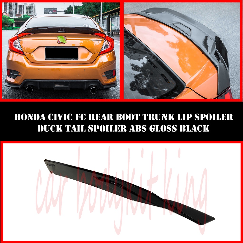 HONDA CIVIC FC FK7 2015-2021 YOFER BIG SPOILER DUCK TAIL REAR BOOT ...