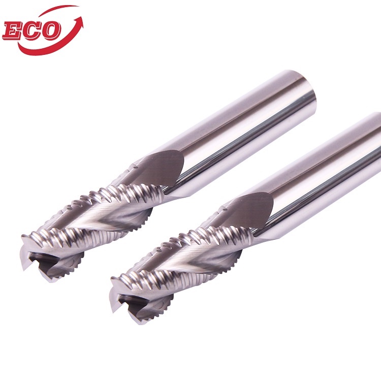 ECO Carbide Roughing End Mill HRC58 3F For Aluminium (Uncoated ...