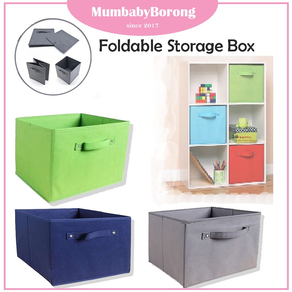 MB SO012 Foldable Storage Box Wardrobe Organizer With Handle Kotak ...