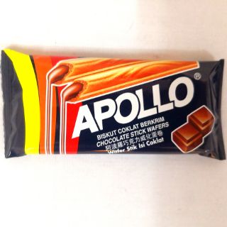 Apollo Coklat Wafer Stick Cream 11G x 12'S Childhood Snack Memories ...