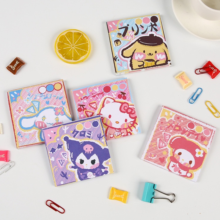Cartoon ins Style Cute Graffiti Sanrio Cinnamon Dog Sticky Notes Strong ...