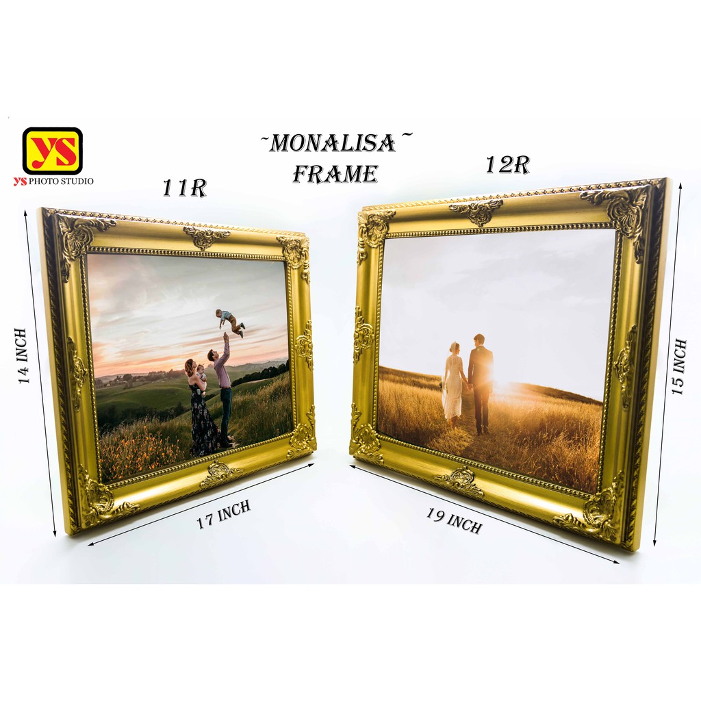 Graduation | Family | Wedding Photo Frame (Monalisa Frame) Gold Colour ...