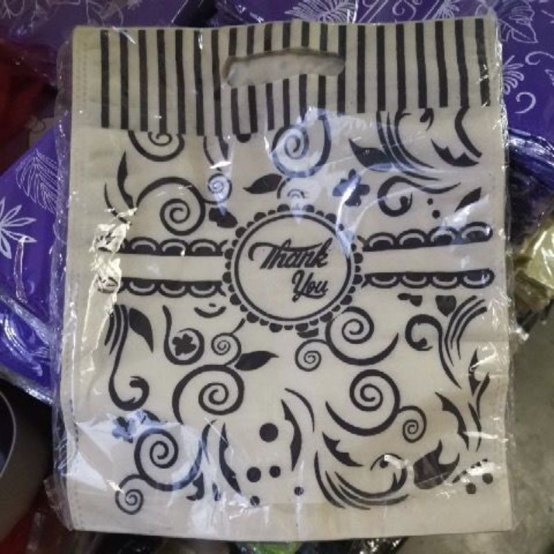 100pcs Beg Kain 25cmx30cm Size Muat Air Kotak Besar dan Jajan Goodies ...