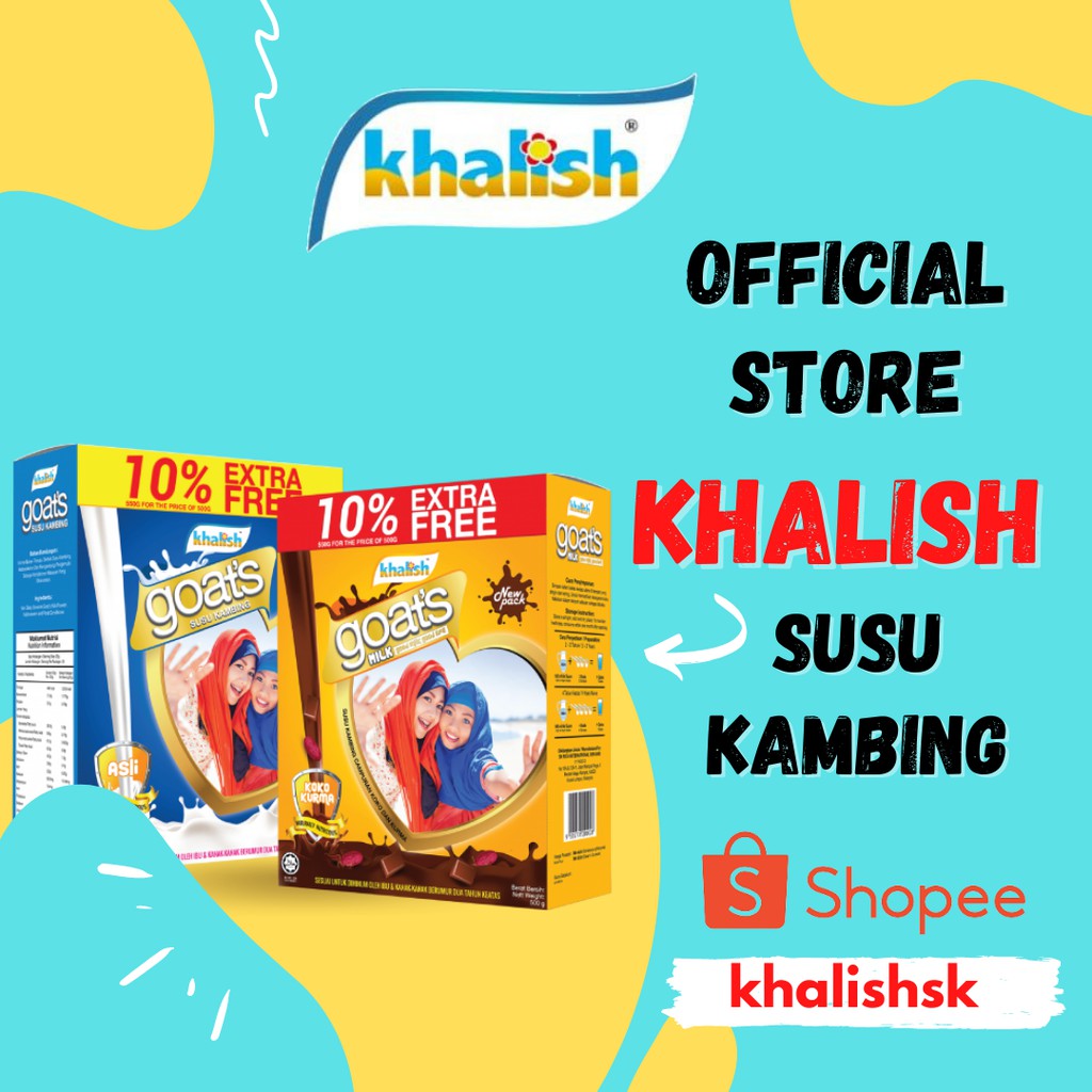 Khalish Susu Kambing / Goat's Milk Powder 500g | Shopee Malaysia