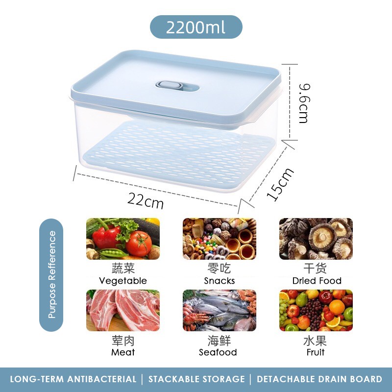 Tupperware Freezer Storage Box Bekas Lauk Peti Sejuk BPA Free ...