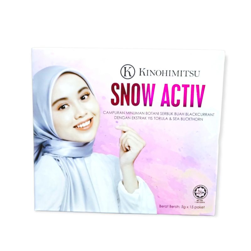 KINOHIMITSU Snow Activ 15's x 5g (Exp : MARCH 2024) | Shopee Malaysia