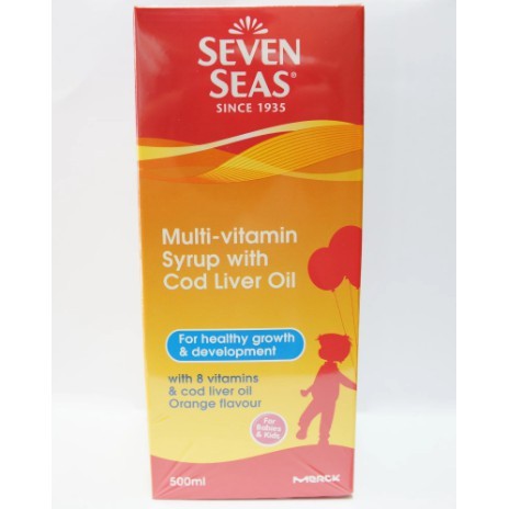 Seven Seas Multi Vitamin Syrup with Cod Liver Oil 100mL | Shopee Malaysia