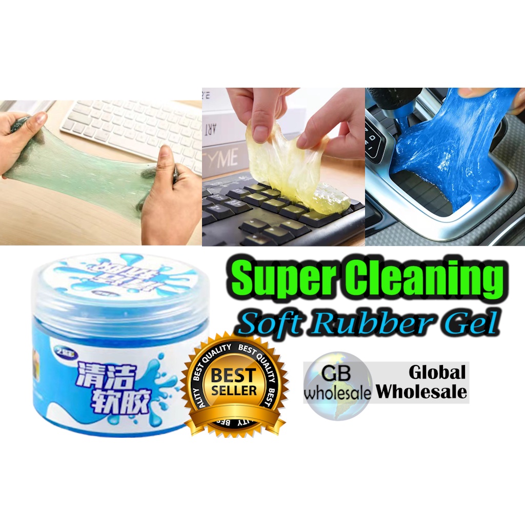 (HF 43)Super Clean Keyboard Cleaner Soft Rubber Sticky Gel Dust ...