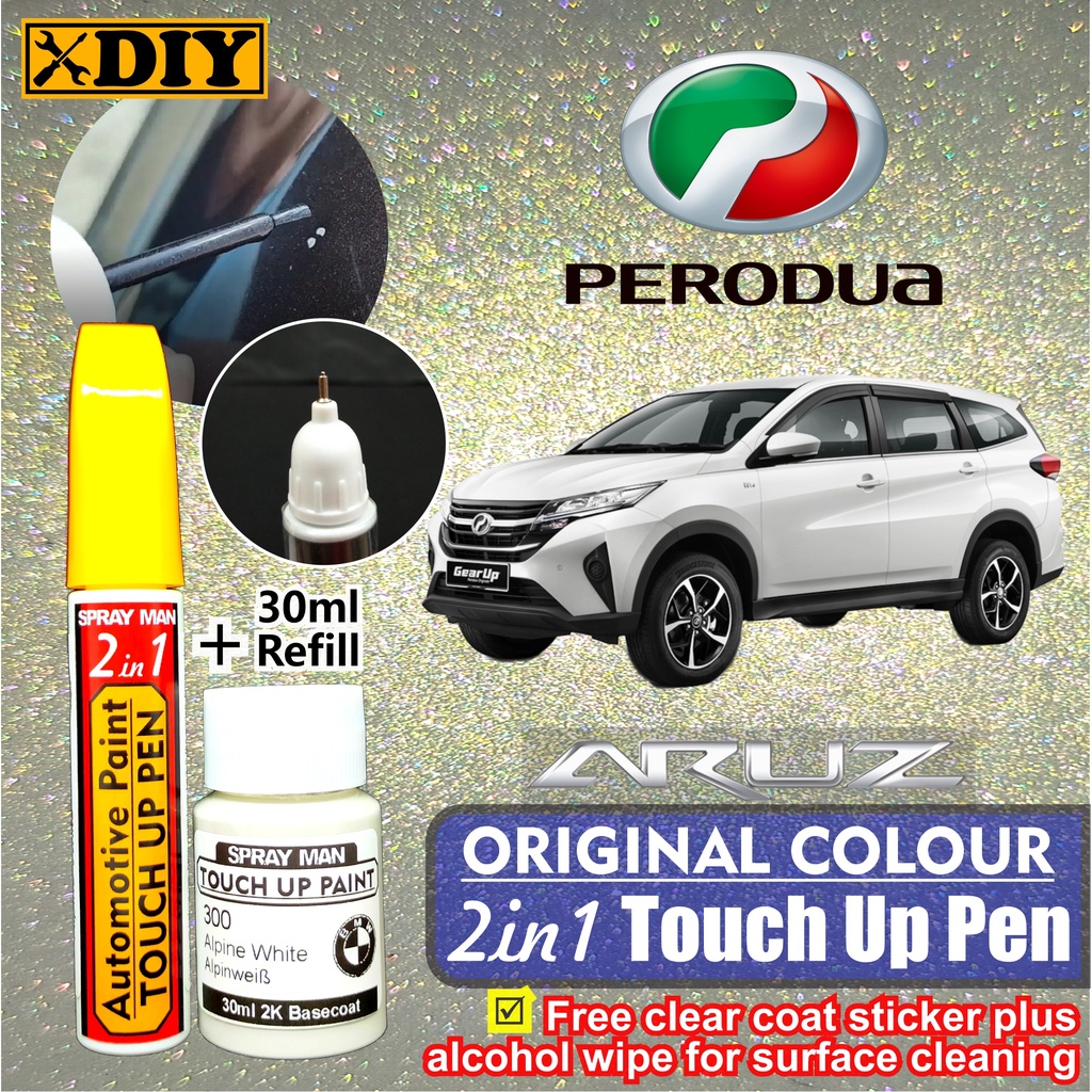Perodua Aruz 2in1 Touch Up Pen Original Colour Automotive Paint ...
