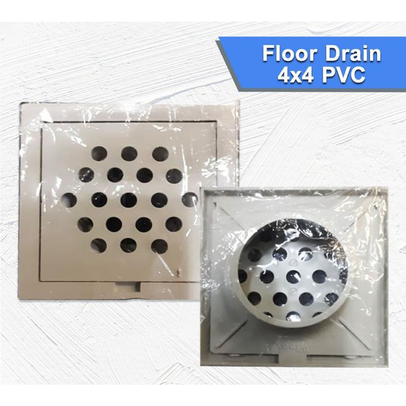 Pvc floor drain 4x4. | Shopee Malaysia