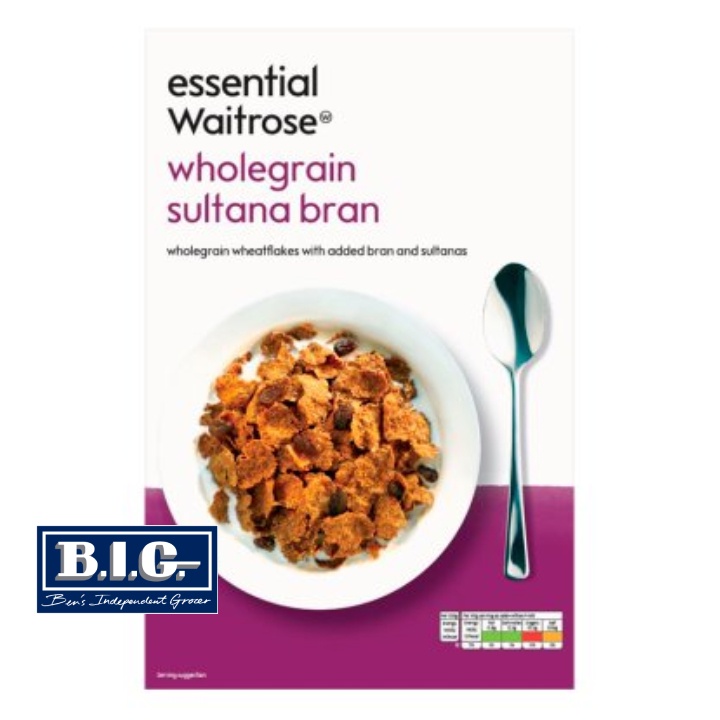 Waitrose Essential Wholegrain Sultana Bran 750g (EXP May 2023) | Shopee ...