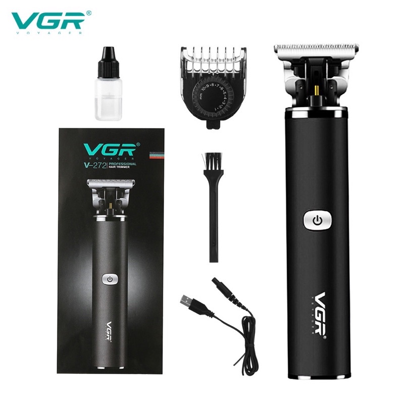 Original VGR V-272 Zero Adjustable Professional Rechargeable Hair trimmer Metal | Shopee Malaysia
