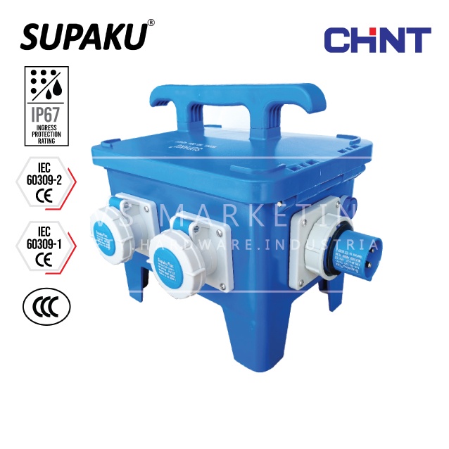 SUPAKU CEE WEATHERPROOF INDUSTRIAL JUNCTION BOX 240V (MODEL : CEE4240V ...