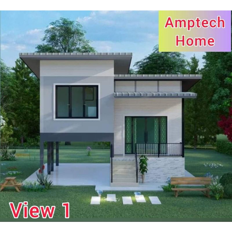 PELAN RUMAH SATU TINGKAT SETENGAH 2 BILIK (LANTAI 25'x25') 625KPS ...