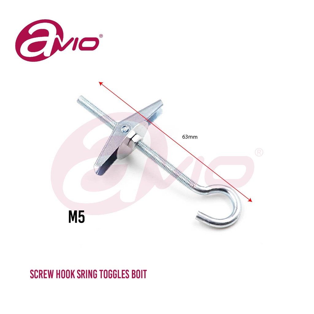 Avio Quality Screw Hook Sring Toggles Boit / Ceiling Partition Skru ...