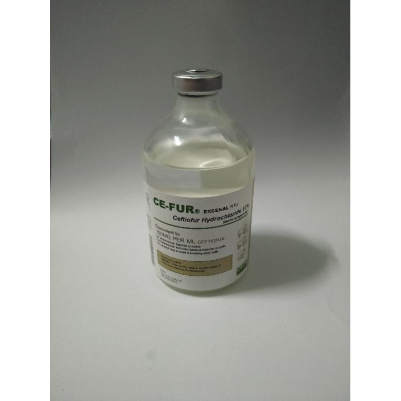 CEVA CE-FUR Excenal RTU Ceftiofur Hydrochloride 10% ( Ubat FMD Kuku ...