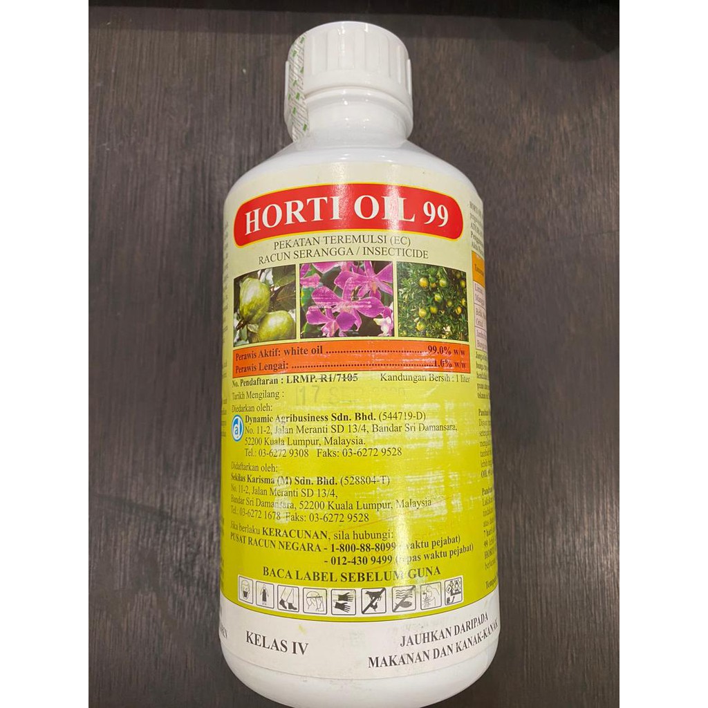 white oil Horti oil 99 racun serangga ( 1 liter ) | Shopee Malaysia