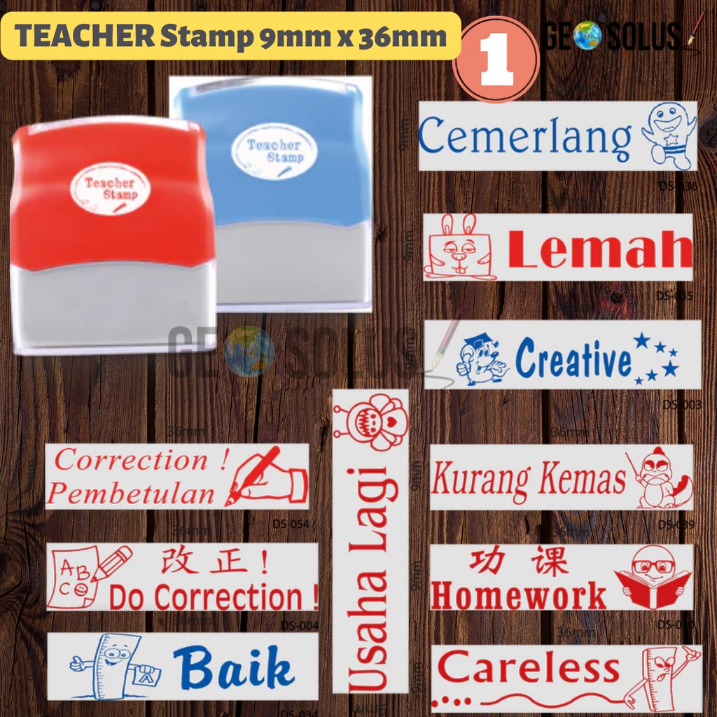GSS PARENTS/TEACHER STAMP/CHOP ( PART 1) | Shopee Malaysia